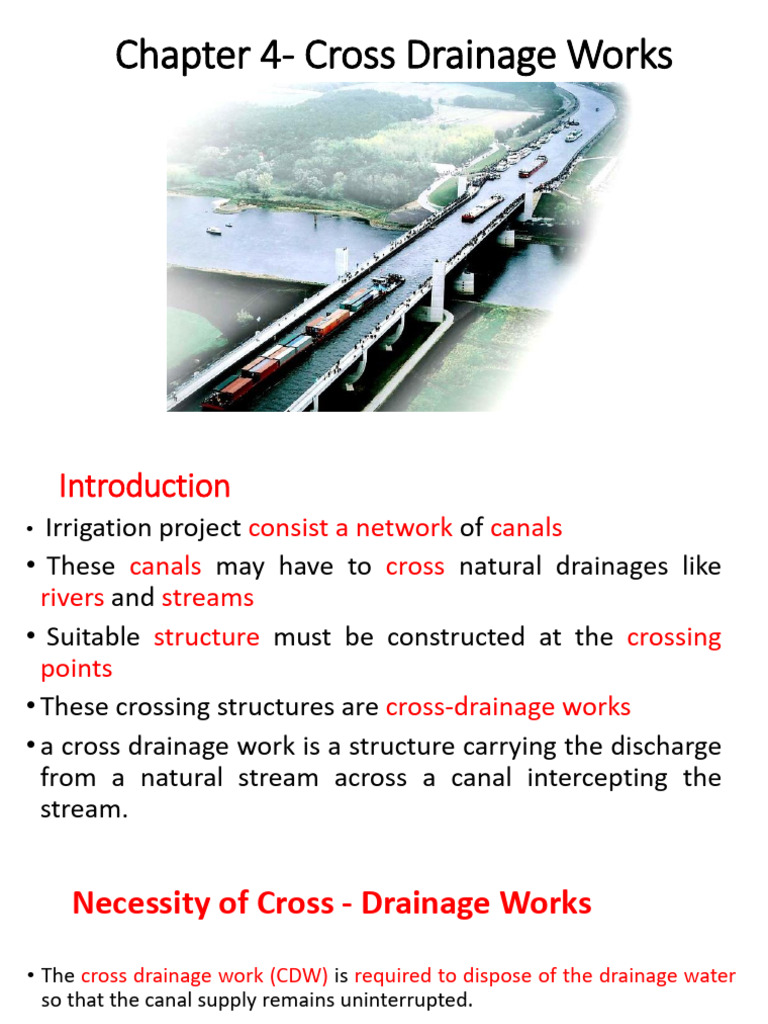 Cross Drainage Structure | PDF | Canal | River