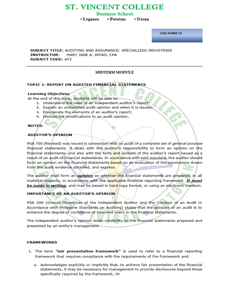 Intao At2 Midterm Module | PDF