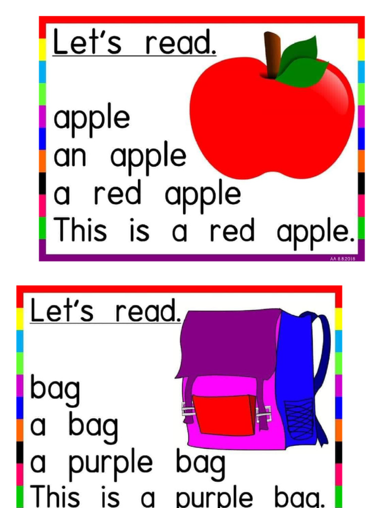 LETS READ Materials | PDF