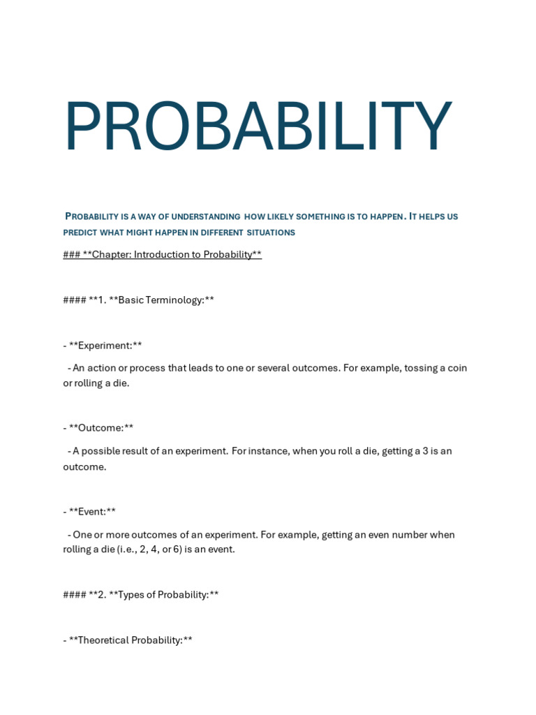 probability | PDF