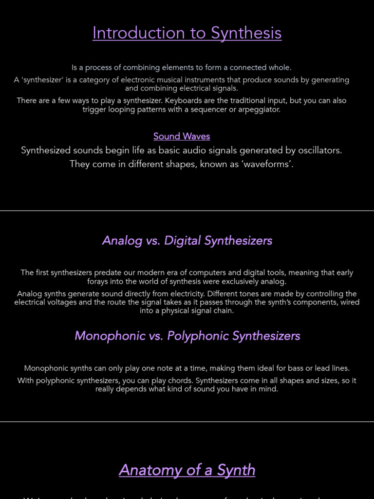 Introduction To Synthesis | PDF