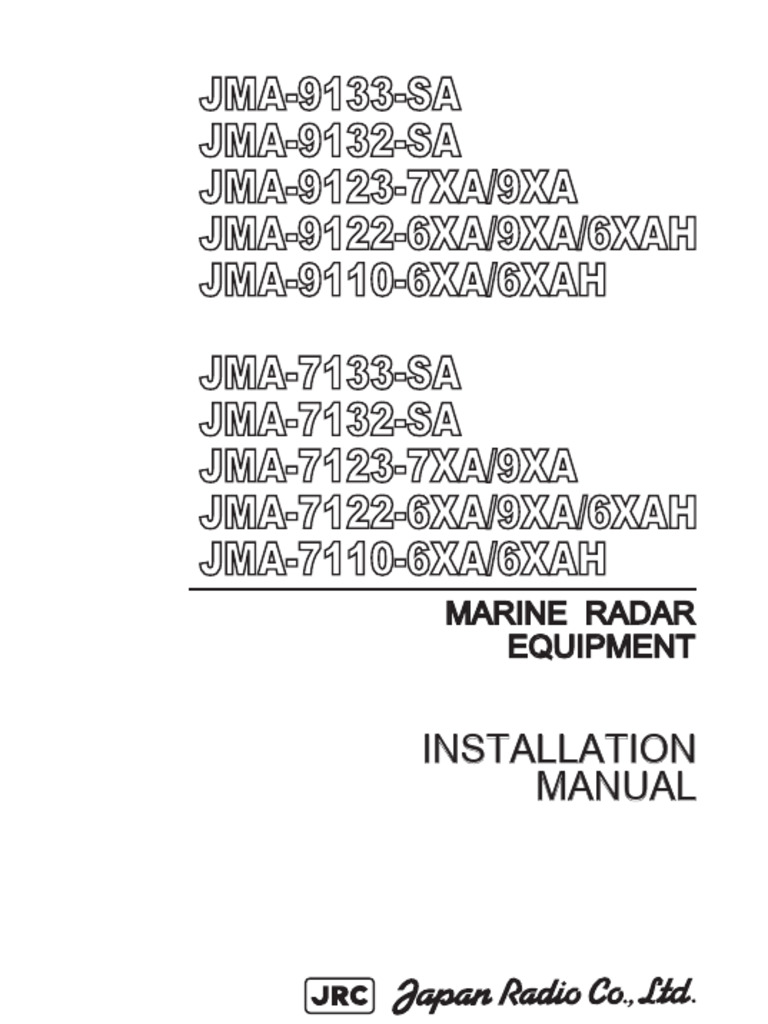 JRC RADAR Installation | PDF