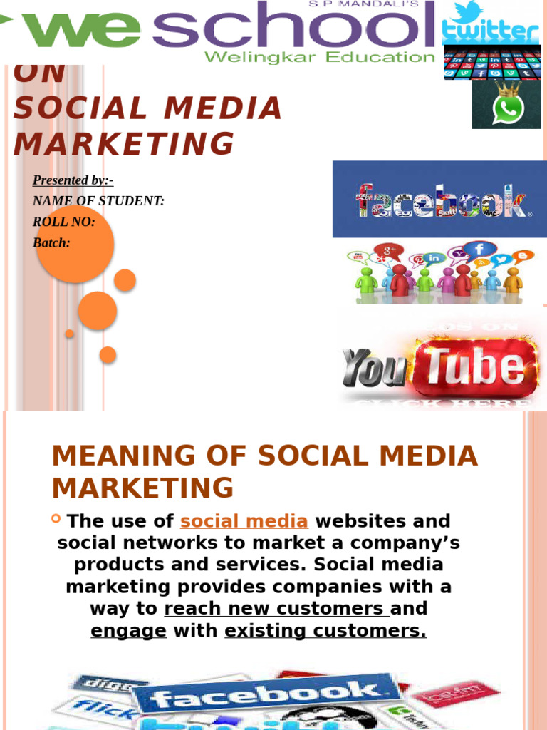 MARKETING FINAL YEAR PPT | PDF