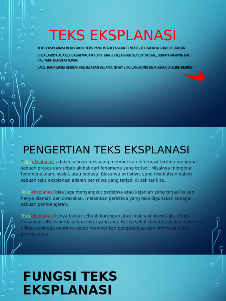 Teks Eksplanasi | PDF