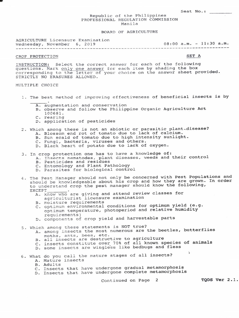 Crop Prot 2019 | PDF