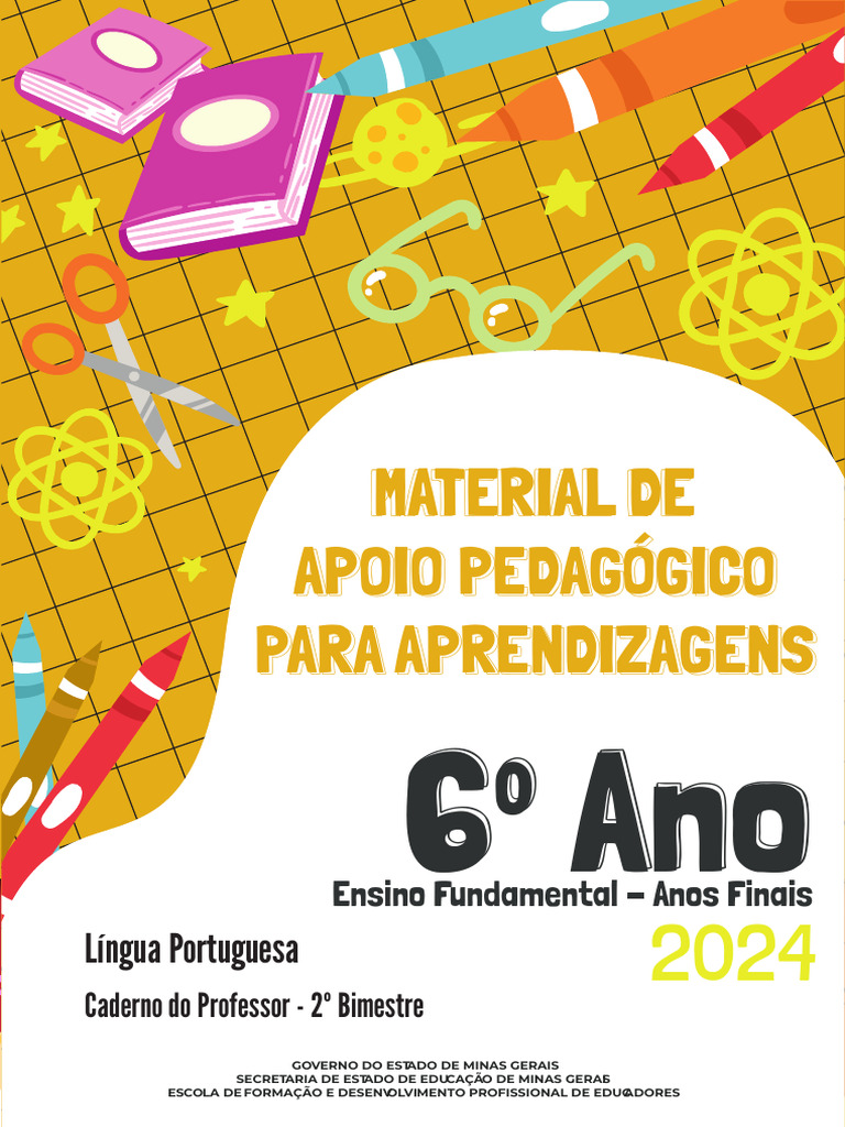 6 - Ano - Caderno Professor - Port | PDF