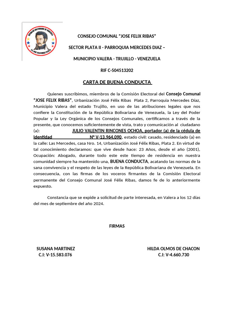 CONSEJO COMUNAL | PDF