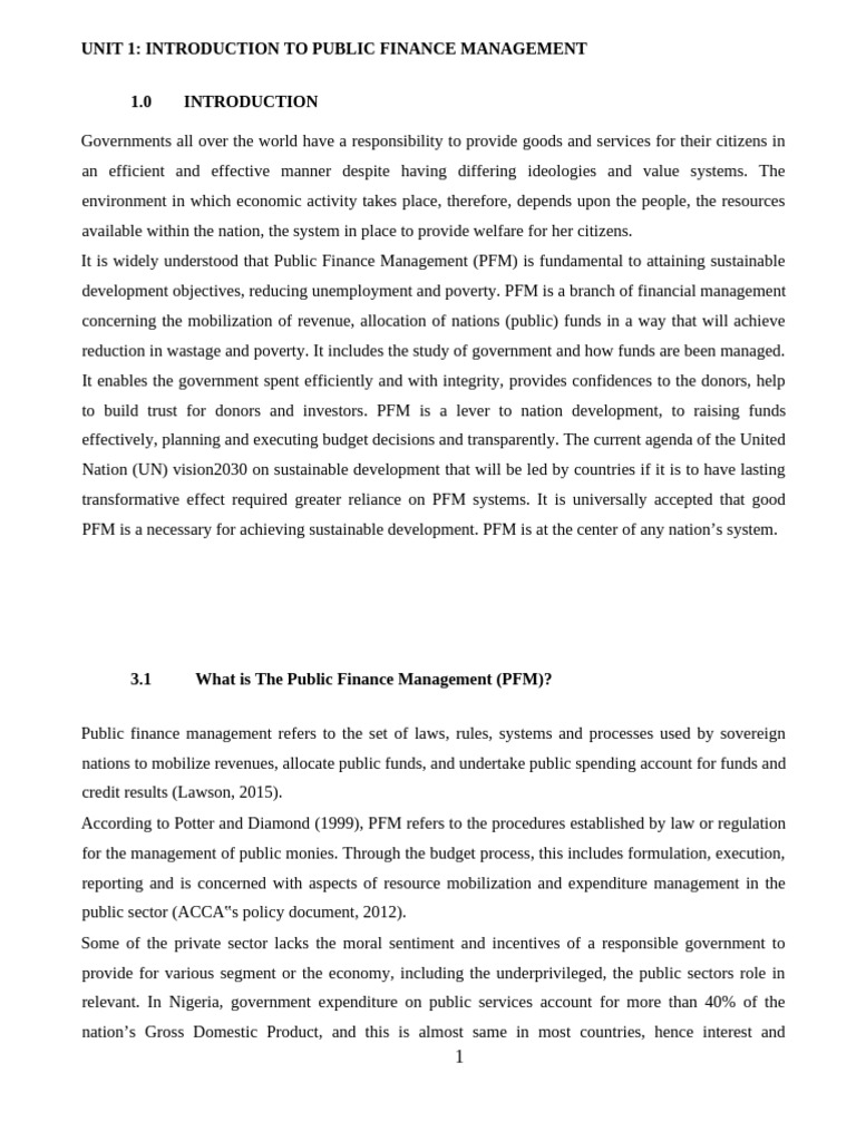 Introduction To Public Finance Nd2 | PDF