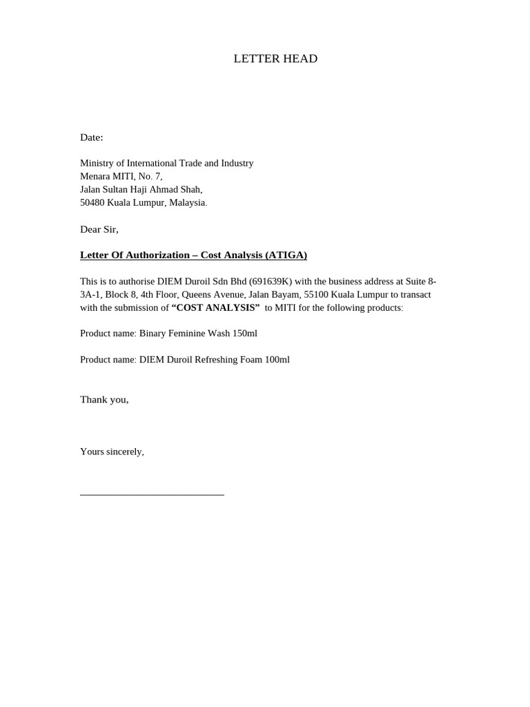 Sample of Loa For Miti | PDF | Technology & Engineering