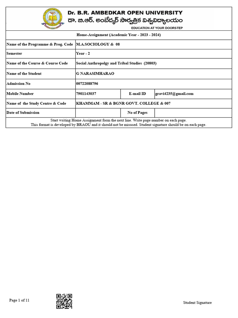 Booklet Assignment 1 | PDF