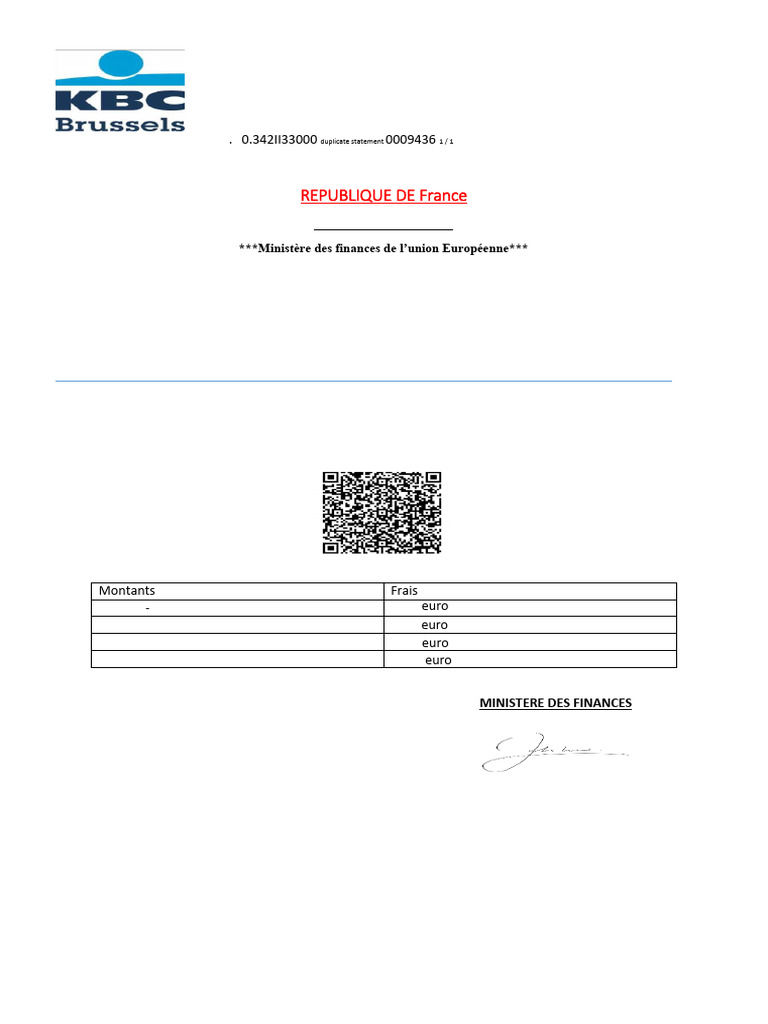 Tarif New QR - Docx KBC | PDF