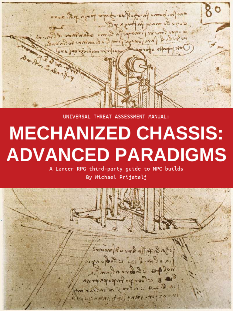 UTAM_-_Mechanized_Chassis_-_Advanced_Paradigms_v1.1 | PDF