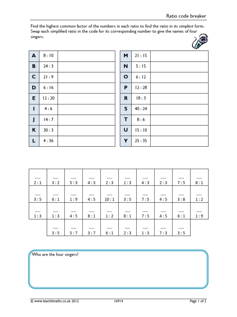 16914-Ratio-Code-Breaker (1) - Pages-1 | PDF