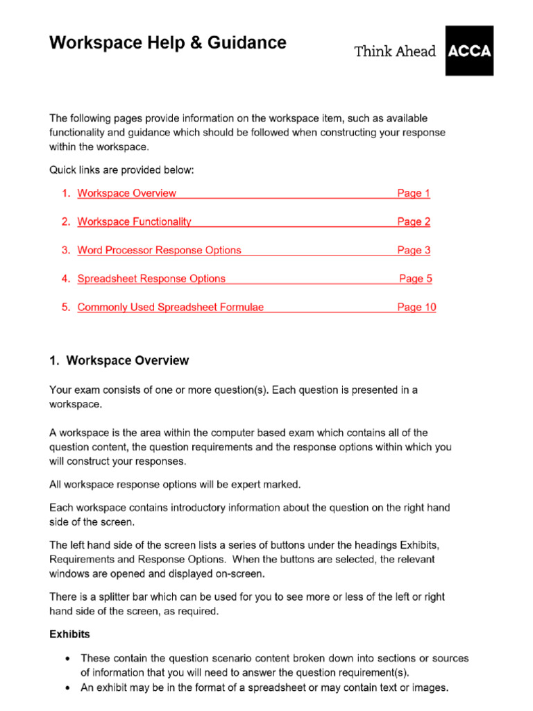 Cbe Practice Platform Formula Excel | PDF