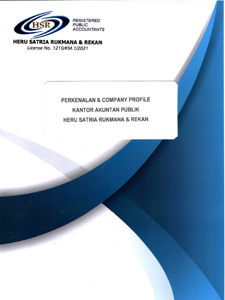 Surat Perkenalan & Compro HSR KPU Kab. Seruyan | PDF