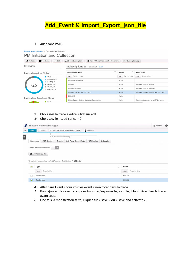 Add Event & Import Export Json File | PDF