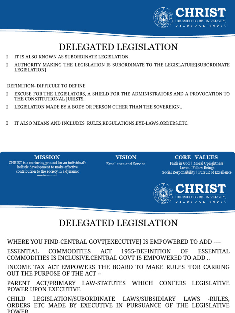 DL-Meaning, Development and Constitutional Validity of It | PDF