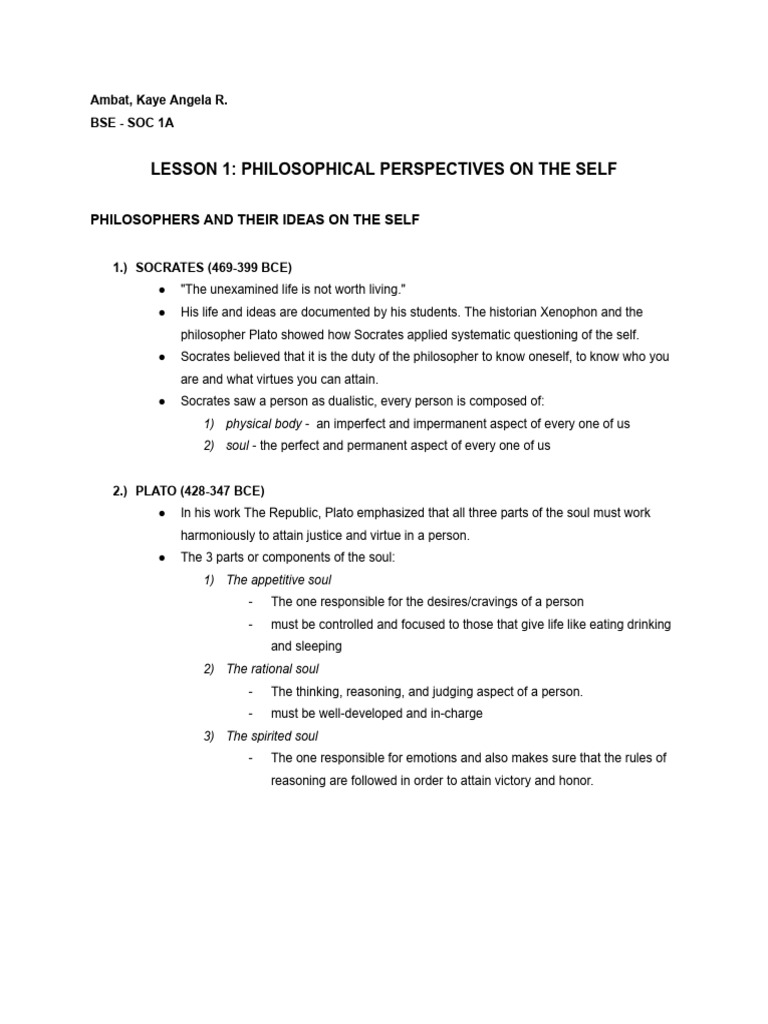 UTS LESSON 1-4 REVIEWER | PDF