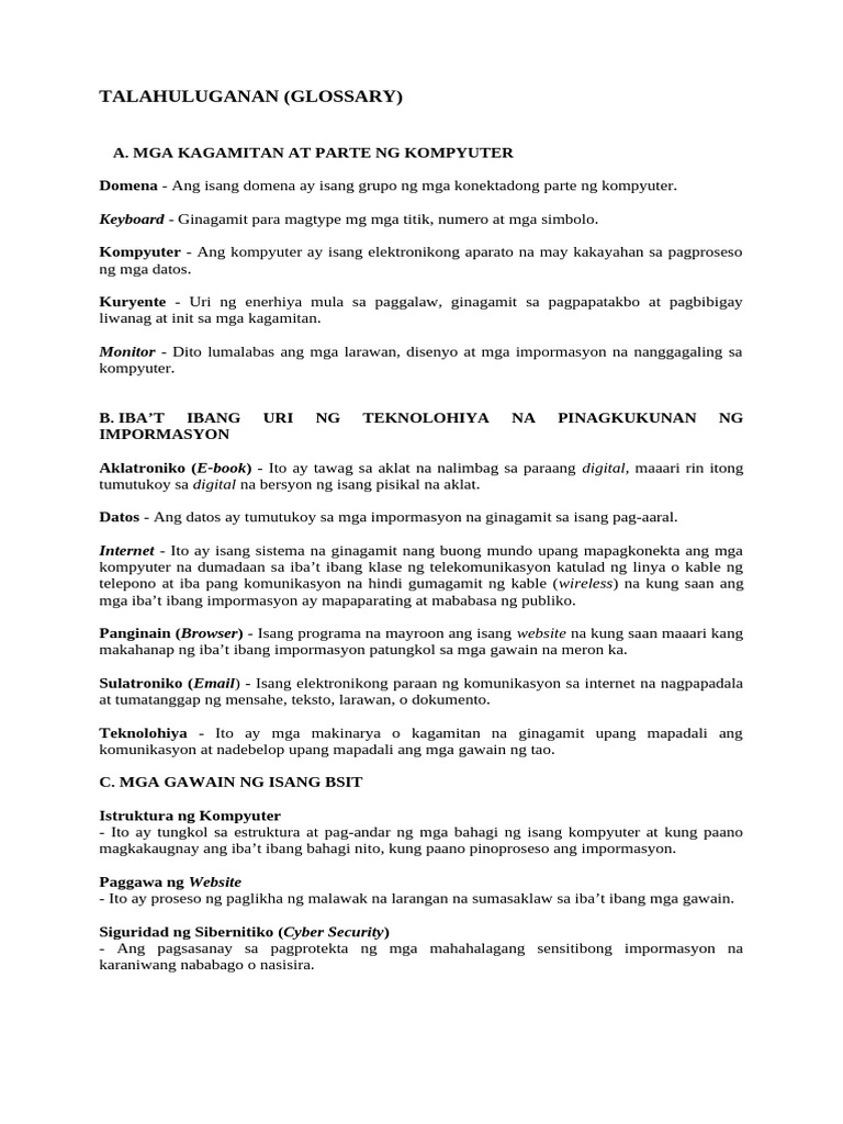 Talahuluganan Bam | PDF