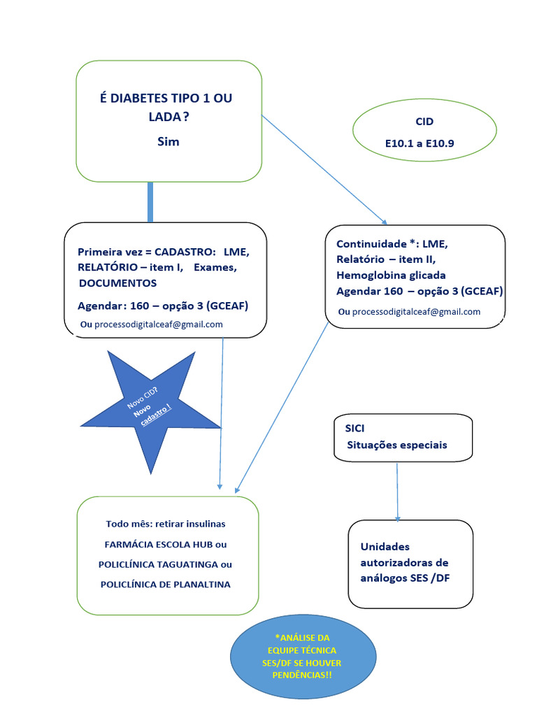 Fluxograma DM1 E ANÃ - LOGOS NOVO | PDF