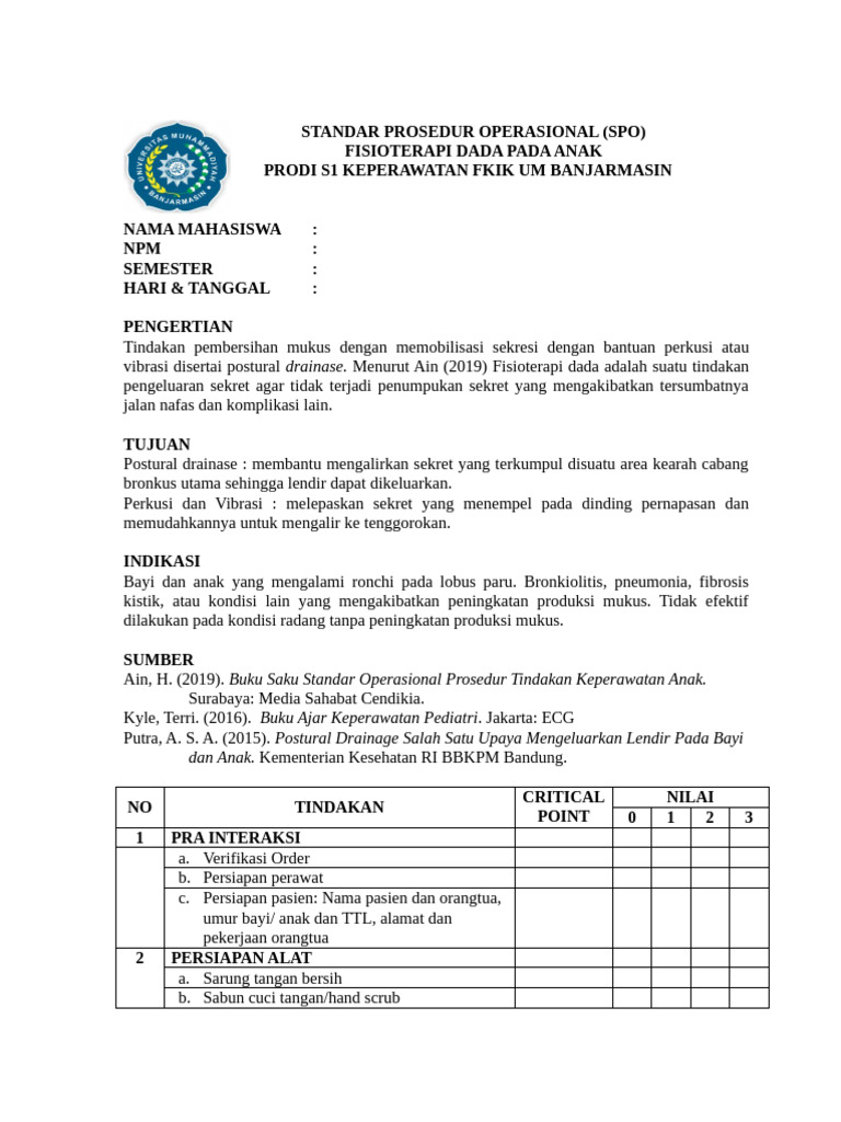 SPO Fisioterapi | PDF
