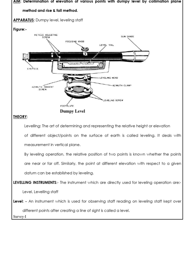 Surveying Lab Manual 18 24 | PDF