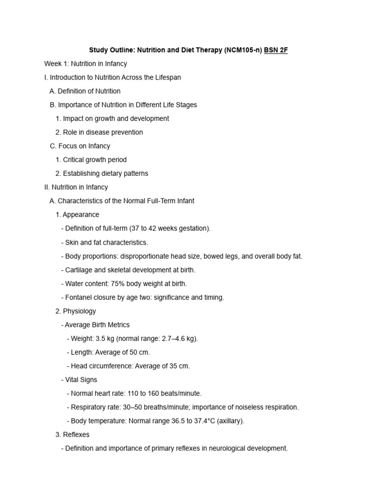 Study-Outline-BSN-2F-Week-1_1 | PDF