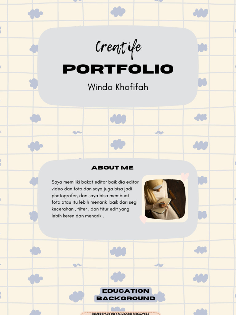 Pastel Minimalist Creative Portfolio Presentation | PDF