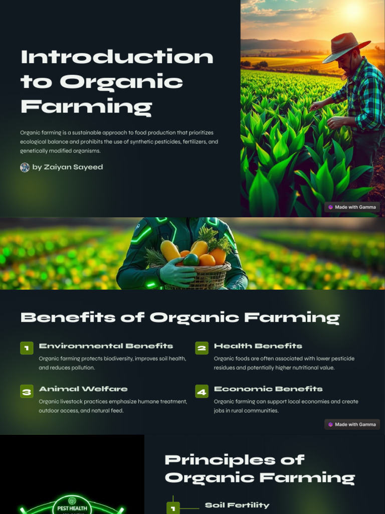 Introduction to Organic Farming | PDF