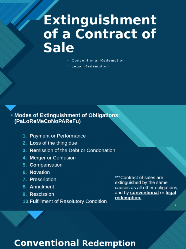 Conventional Redemption | PDF