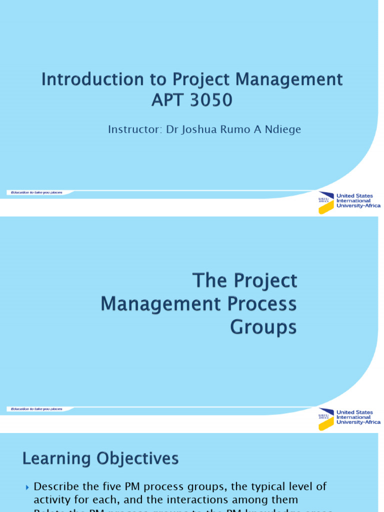 Project Management Notes | PDF