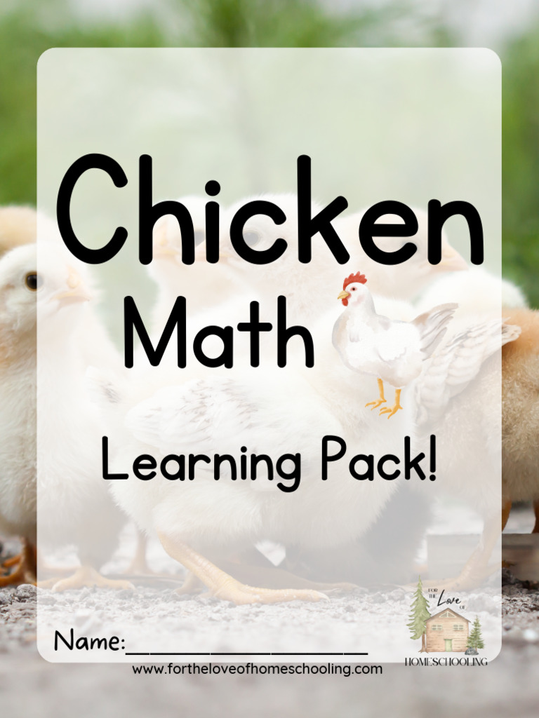 Chicken Math Learning Pack by FTLOH | PDF