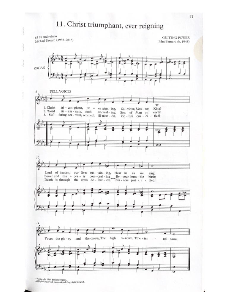 Christ Triumphant, Ever Reigning | PDF