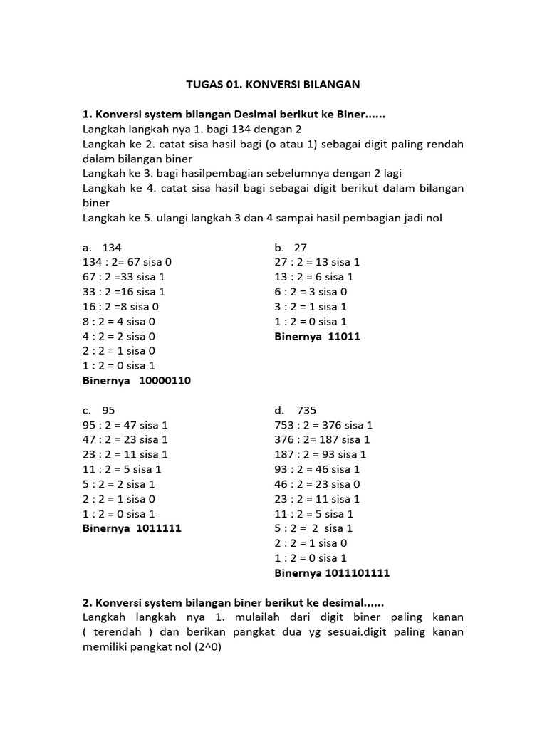 TUGAS 01 Pengantar Coding | PDF