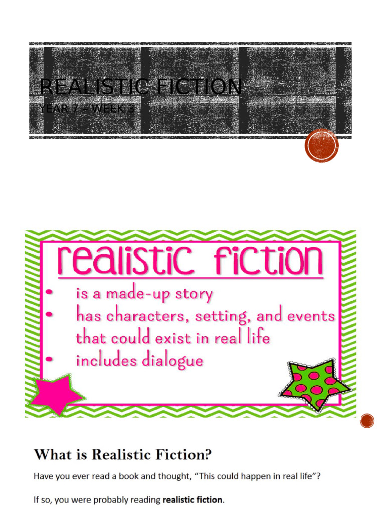 Realistic Fiction | PDF