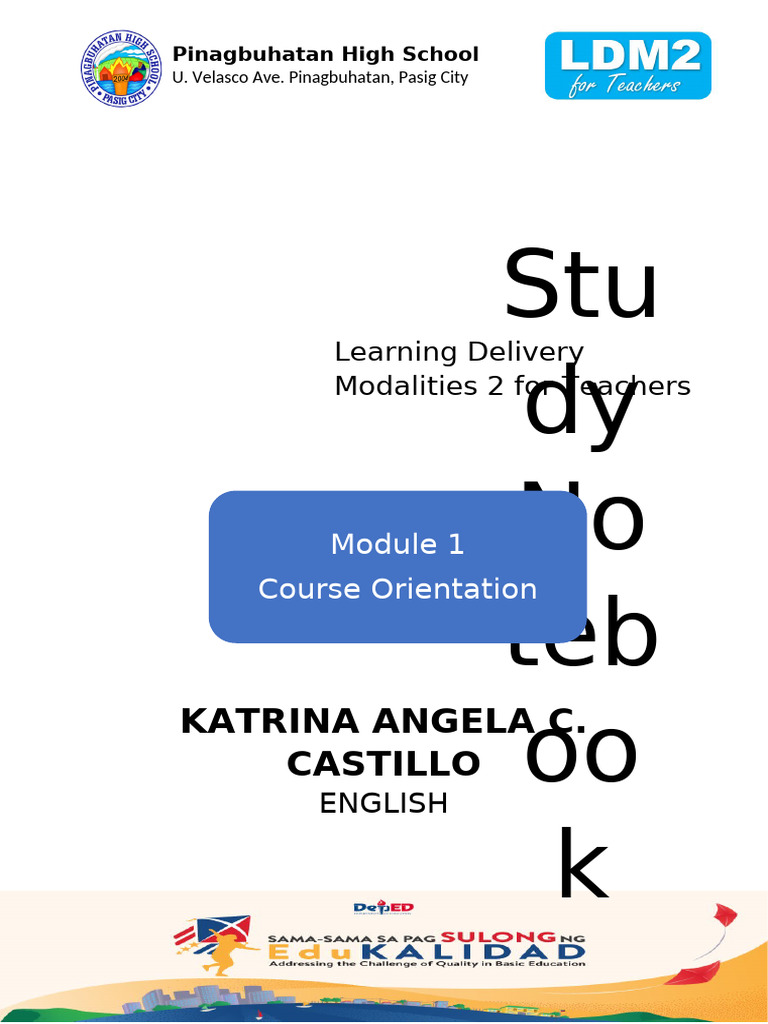Module-1 - STUDY NOTEBOOK | PDF