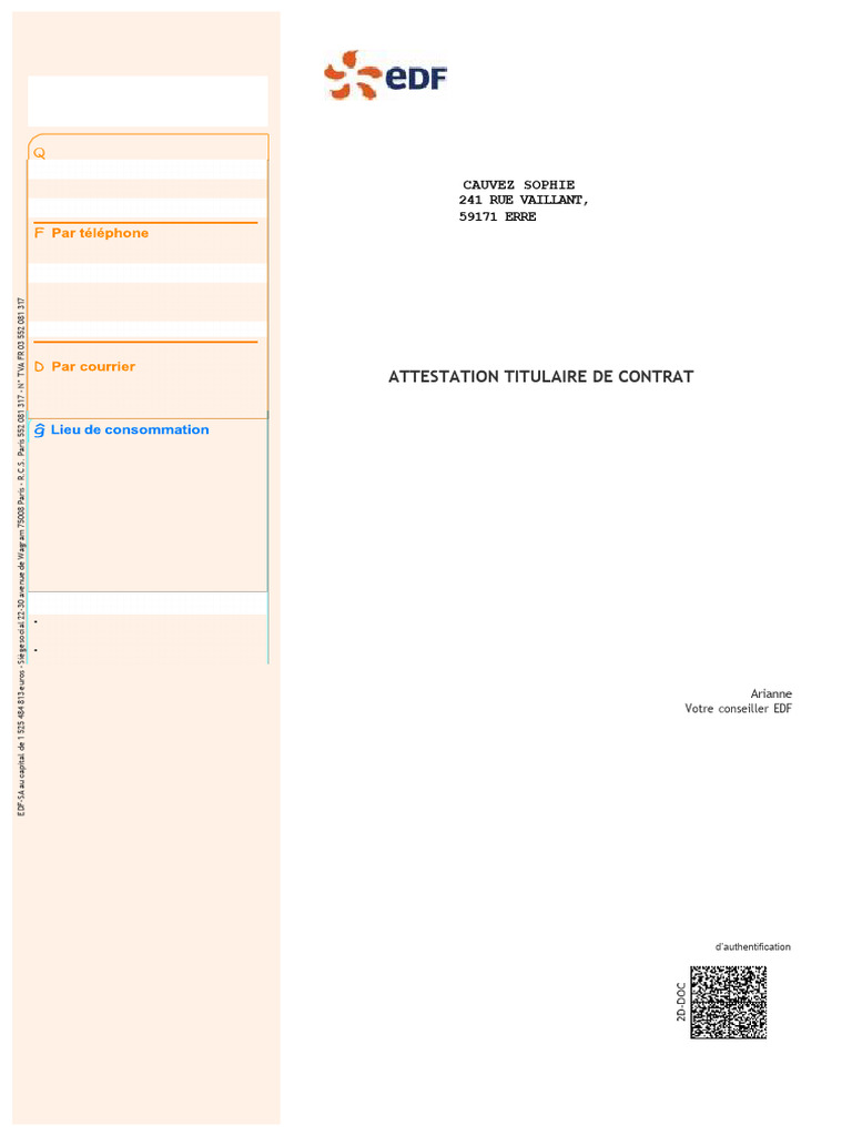 CAUVEZ SOPHIE Edf | PDF