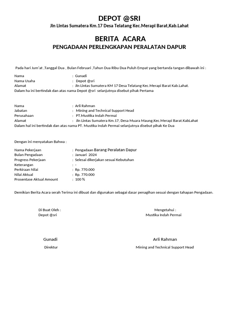 Ba Invoice Depot @sri | PDF