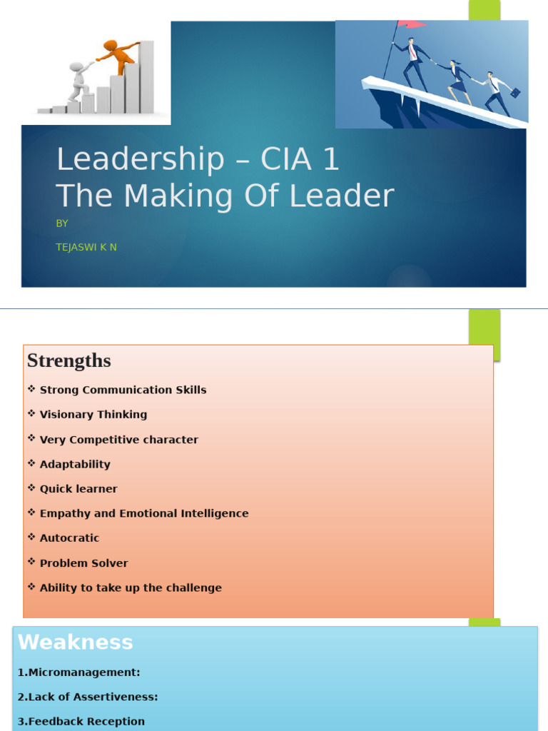 Leadership - CIA 1 | PDF