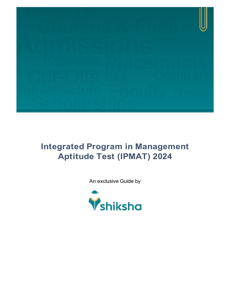 Ipmat Format | PDF | Multiple Choice | Educational Assessment And ...