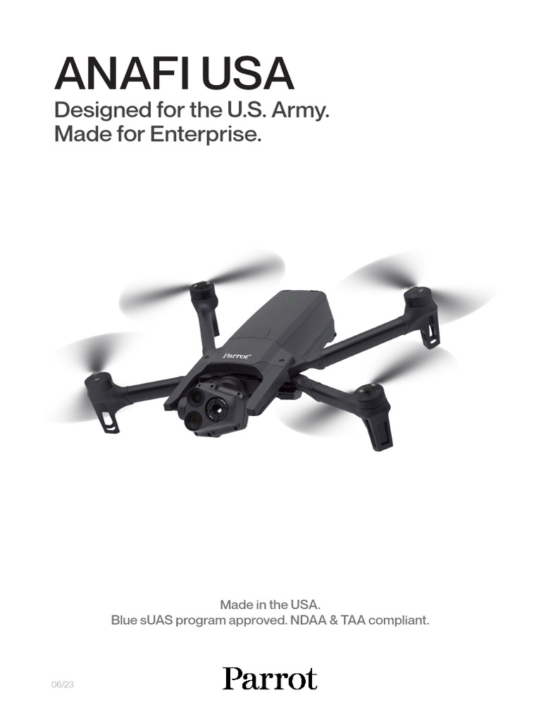 ANAFI USA Product Sheet | PDF