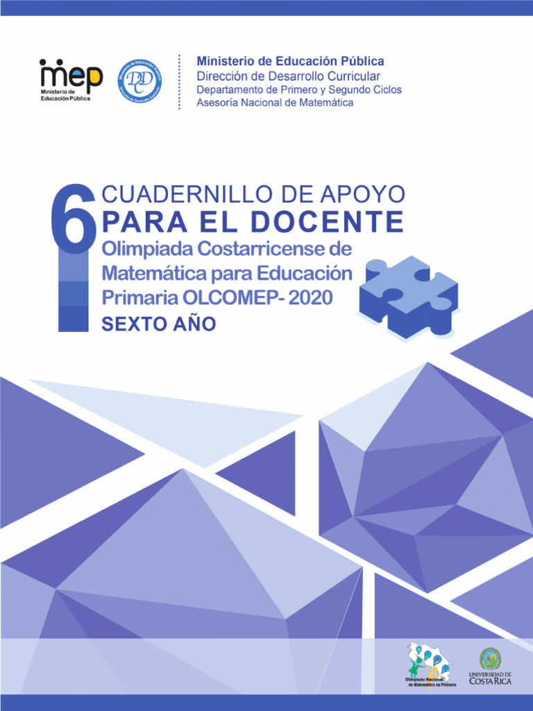 Cuadernillo Docente 6to - Grado | PDF