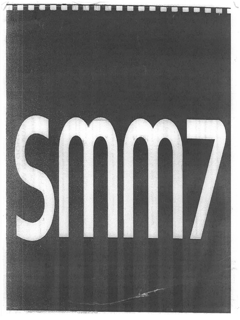 SMM7 | PDF