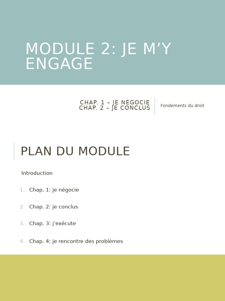 Module 2 - Introduction Et Chapitre 1 STU | PDF
