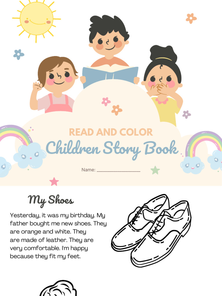 Children's Stories to Read and Color | PDF