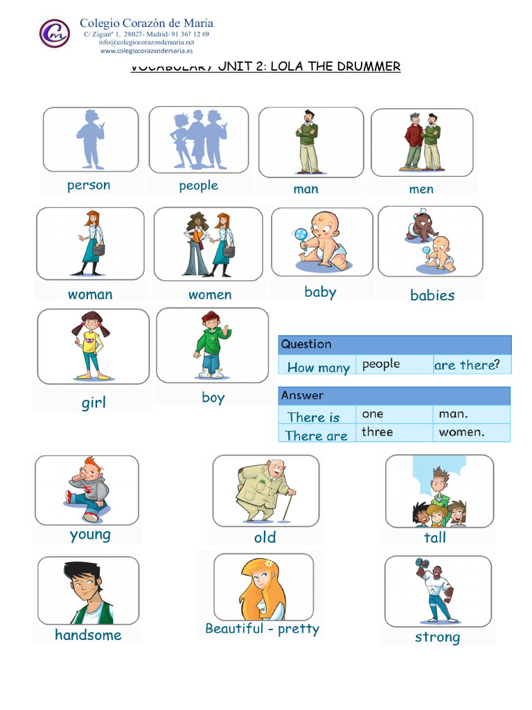Vocabulary Unit 2 | PDF