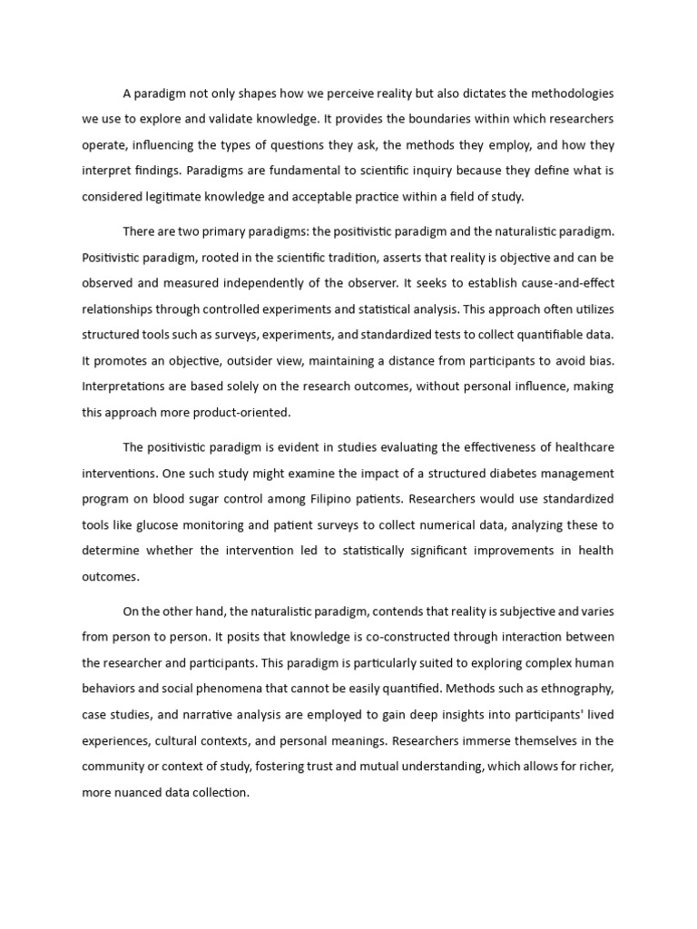 Paradigm | PDF