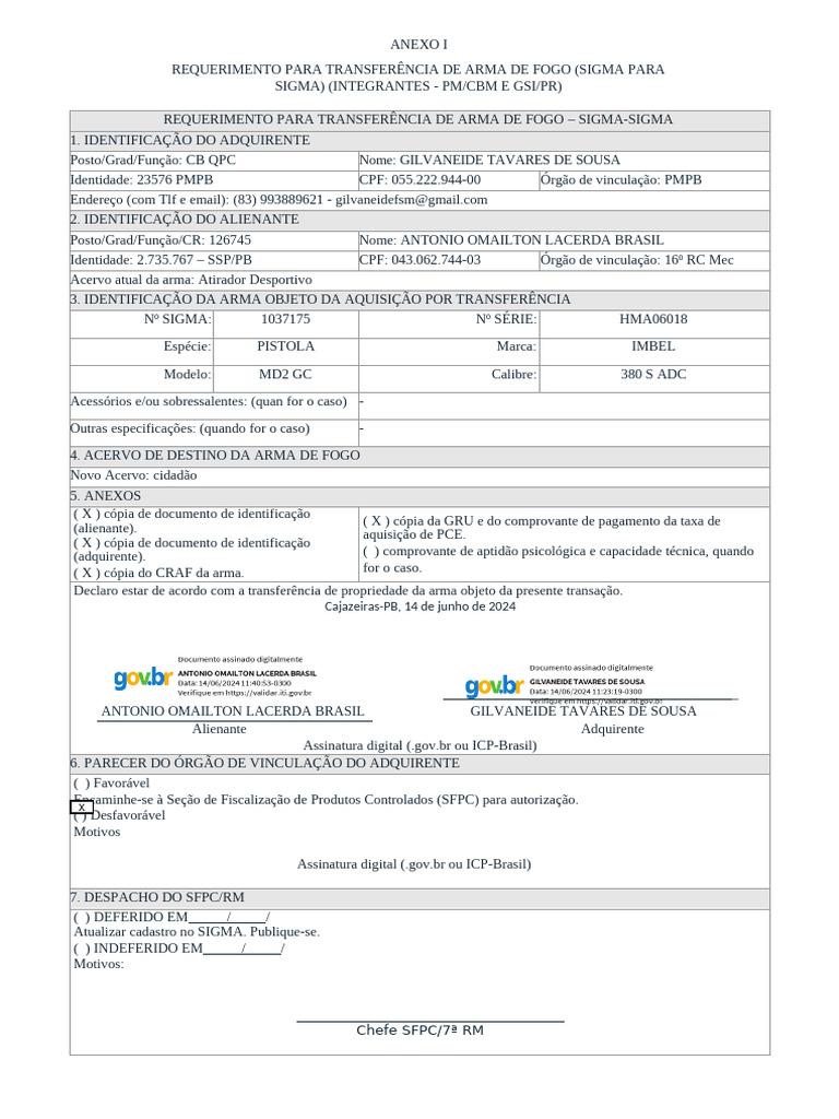 Anexo i - Sigma-sigma - Gilvaneide 28229 Assinado 1 Assinado Assinado | PDF