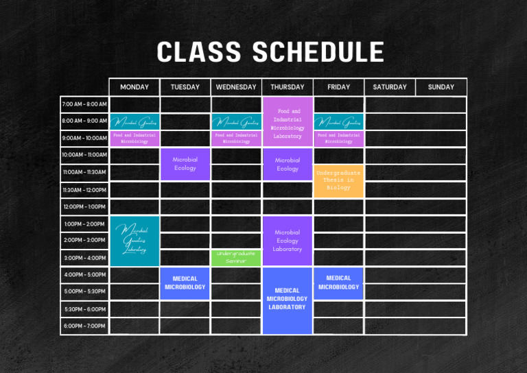Class Schedule.pdf | PDF
