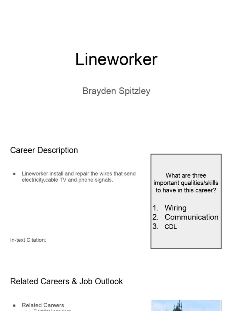 Brayden - Career Research Informational Project | PDF
